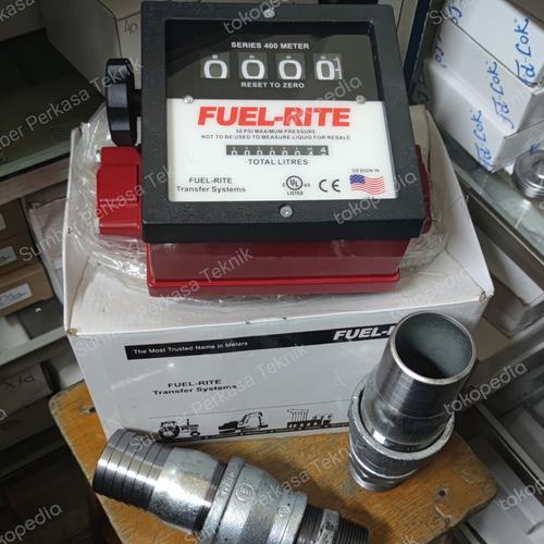 Jual Fuel - Rite 4 Digit / Flow Meter Solar Series 400 Meter SET 2 inch ...