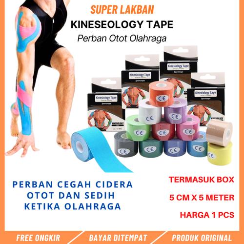 Promo Lakban Kinesio Tape Olahraga BOX Perban Cidera Otot Kineseo ...