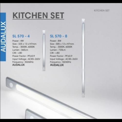 Jual lampu tl led kitchen lemari kabinet 4w 8w 12w outbow tempel 4 8 12 ...