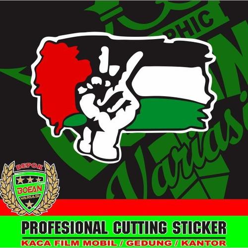 Jual Cutting Sticker free palestine bendera palestine motor mobil ...
