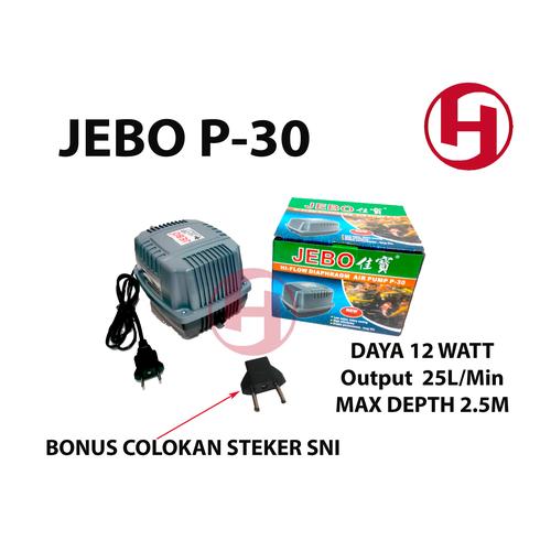 Jual AERATOR JEBO P30 POMPA UDARA KOLAM AQUARIUM AIR PUMP BLOWER ...