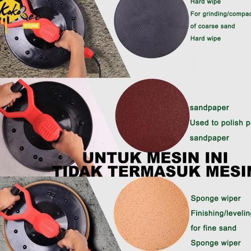 Jual EL Busa poles plat mesin acian plester lantai tembok ukuran 38cm ...