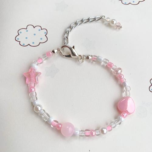 Jual Gelang manik manik chain / beads bracelet / gelang lucu / gelang ...