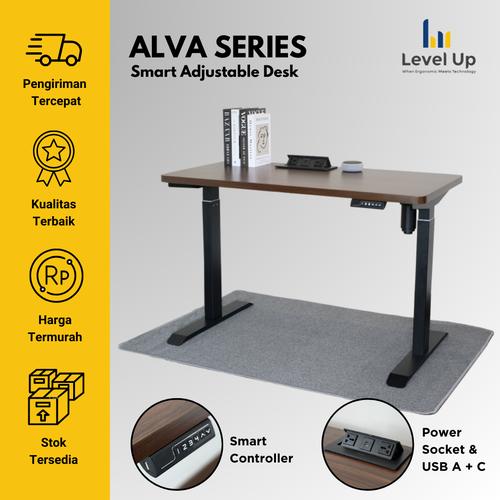 Jual Fullset Meja Elektrik ALVA Smart Adjustable Standing Desk Single ...