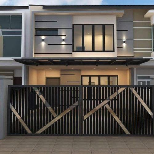 Jual pagar rumah minimalis full besi hollo galvanis berkualitas SNI ...