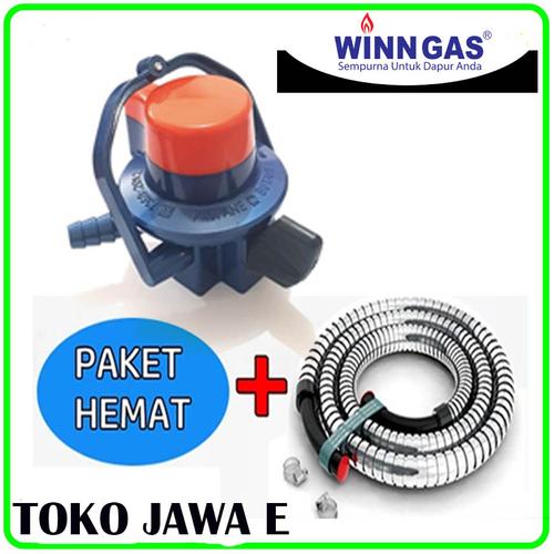 Jual SELANG GAS + REGULATOR WINN GAS W900 NM - Dilengkapi Pengaman ...