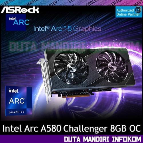 Promo ASRock Intel Arc A580 Challenger 8GB OC Cicil 0% 3x - Jakarta ...