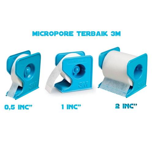 Jual Micropore 0,5 inch, 1 inch, dan 2 inch - 1/2 Inch - Kota Tangerang ...