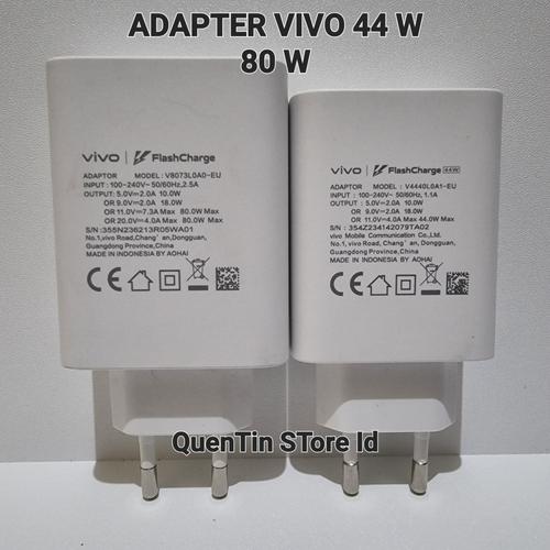 Jual Adaptor Charger Copotan Vivo 44W & 80W FLASH CHARGE Original 100% ...