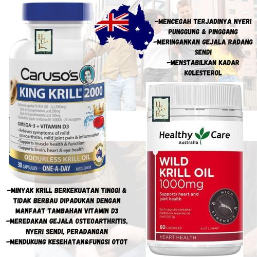 Jual Healthy Care Wild Krill Oil 1000mg 60 kapsul - Kota Tangerang ...