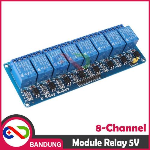 Jual [CNC] RELAY 5V 8 CHANNEL OUTPUT 250VAC 30VDC 10A WITH OPTOCUPLER ...