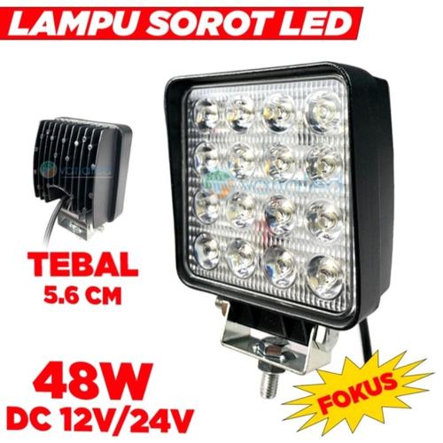 Jual LAMPU LED EXCAVATOR FORKLIFT WHELL LOADER LIUGONG 16TITIK 48W DC 9 ...