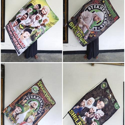 Jual bendera sholawat ukuran 100x200 murah, Bendera Sholawatan - 40cm x ...
