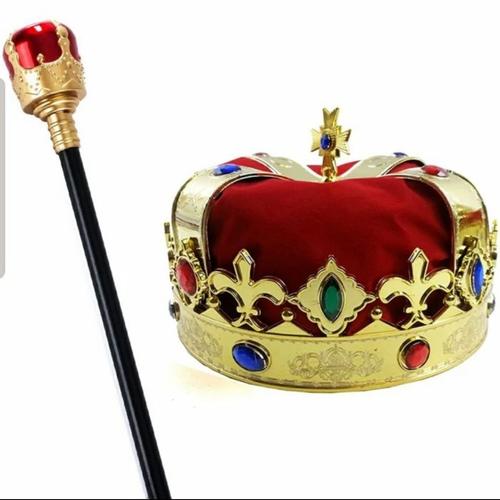 Jual mahkota anak raja / topi mahkota raja/crown king hat costume ...