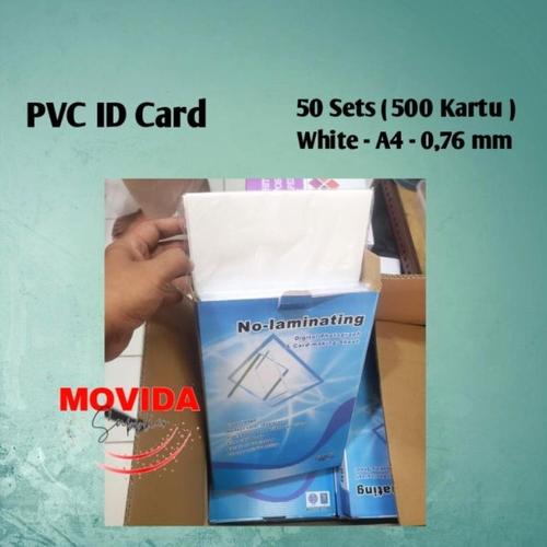 Jual Pvc Sheets Tebal 0.76 / Kertas Pvc Id Card A4 Grabfast!! - Kab ...