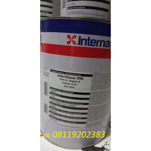 Jual Interthane 990 RAL 5005 / RAL5005 signal blue International 5L ...