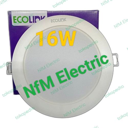 Jual Lampu Downlight LED ECOLINK 16W Inbow / LED Panel Plafon 16W 6500K ...