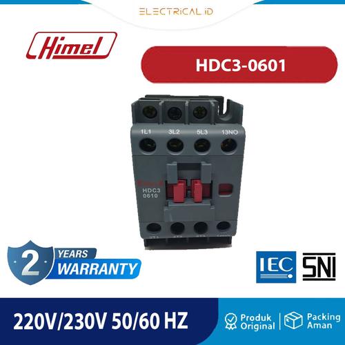 Jual Contactor Himel HDC3-0601 220V/230V 50/60 HZ kontaktor - Kota Tangerang - Electrical id ...
