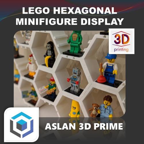 Jual LEGO HEXAGONAL MINIFIGURE DISPLAY HEXAGON MINIFIGURES 3D Print ...