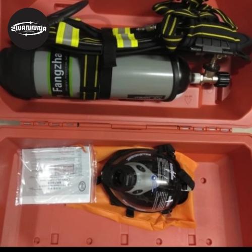 Jual SCBA Set Pressure Gauge 6liter + Breathing Apparatus Mask + Selang ...