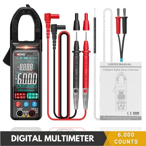 Promo Tang Amper Digital Clamp Multimeter Alat Ukur Arus Listrik AC DC ...
