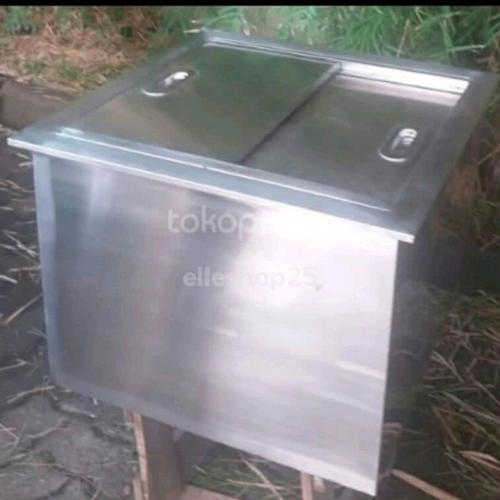 Jual Ice Bin Pendam 60x60x60 / Tempat Es Batu Stainless / Ice Box ...