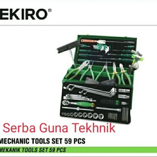 Jual Mekanik Tool Kit Set 59 pcs Tekiro Kunci Box Perkakas Mechanic Tools - Jakarta Barat ...