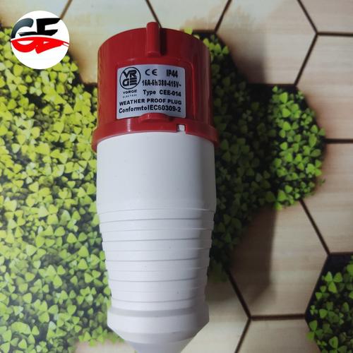 Jual Plug Surface Mobile Mounting 4P 4 Kaki 16A 220V Fort CEE 014 4Pin ...