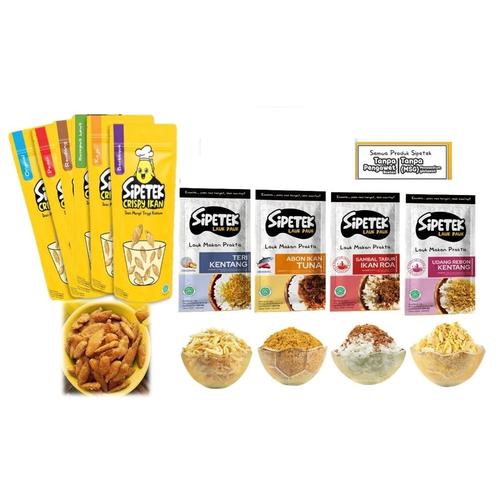 Jual SIPETEK IKAN CRISPY Lauk Pauk Cemilan Lauk pauk Sehat tinggi ...
