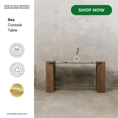 Jual Bea Console Table - Natural Finish - Kab. Bantul - Karmaindo ...