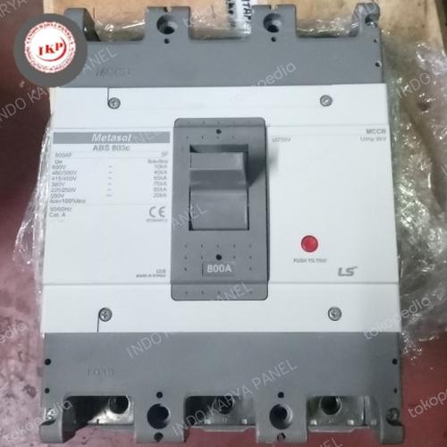 Jual LS MCCB METASOL ABS 803c 800a 3p 65kA / ABS803C 800A 3P - Jakarta ...