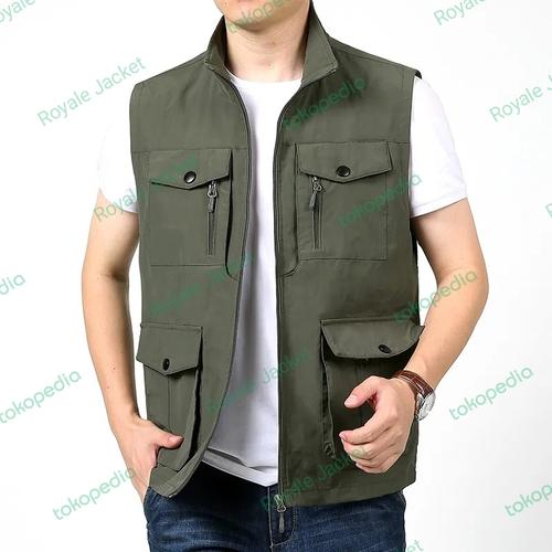 Jual Rompi Lapangan Rompi Kasual Rompi terbaru Rompi Big size M-8XL ...