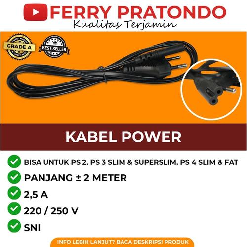 Jual Kabel Power PS2 PS3 PS4 - Kota Malang - Ferry Pratondo (ABEL ...