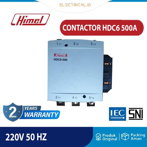Jual AC Contactor Himel HDC6 500A 220V 50 HZ kontaktor - Kota Tangerang ...