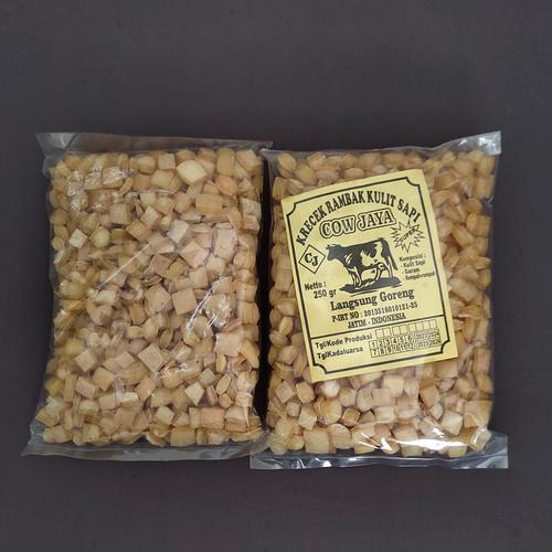 Jual Krupuk rambak/krupuk rambak mentah kulit sapi asli kotak kecil 250 ...