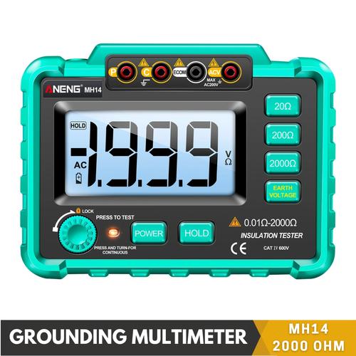 Promo Alat Ukur Grounding Listrik Digital Insulation Ohm Meter Earth ...
