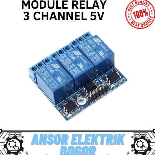 Jual MODULE RELAY 3 CHANNEL 5V RELAY 3 CHANNEL MODULE 5V - Jakarta ...