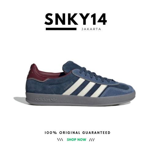 Jual Adidas Gazelle Indoor Navy White Burgundy ID1008 100% authentic ...