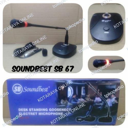 Jual SOUNDBEST SB-67 SB67 MIC PODIUM MEJA POWER BELL CONFERENCE MICROPHONE - Jakarta Barat ...