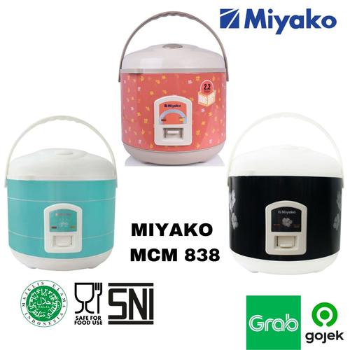 Jual MIYAKO Rice Cooker Magic Com MCM 838 Jumbo 2.2L - Orange - Kab ...