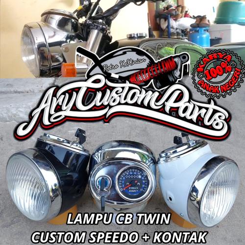 Jual Lampu twin speedometer kontak cb 100 cb twin cb dream cb twin - M ...