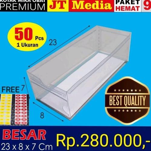 Jual Kotak Obat Mika Apotek klinik rumah sakit ukuran besar isi 50pcs ...