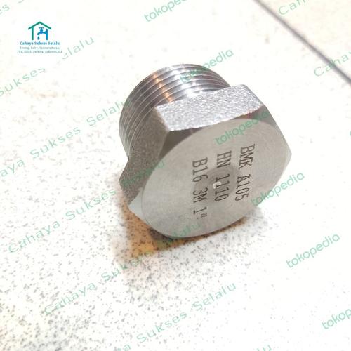 Jual Hex Plug Besi Drat 1/2" Inch Class 3000 / Plug Class #3000 A105 ...