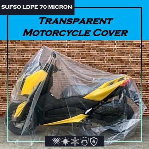 Promo cover motor plastik / sarung motor transparant / LDPE cover ...