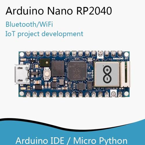 Jual Dt002 Original Arduino Nano Rp2040 Connect With Headers Wifi Blue