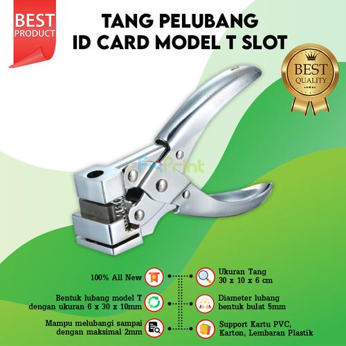 Jual Tang Pelubang ID Card Model T Slot, Punch Airplane Hole PVC - Kab ...