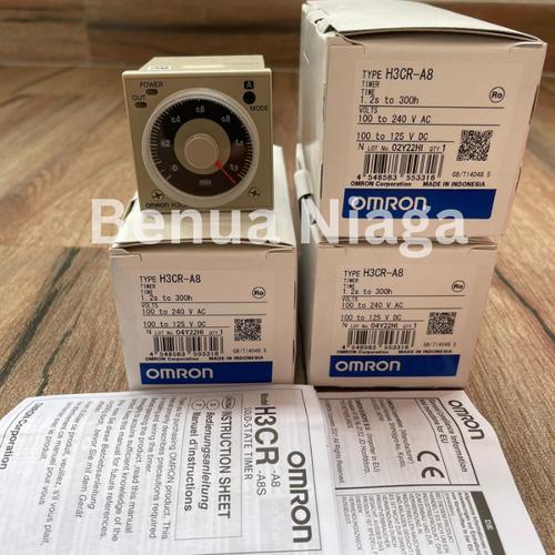 Jual OMRON Timer H3CR-A8 ORIGINAL 220V AC Solid State Timer Relay ...