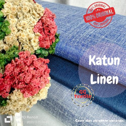 Jual Kain Katun Linen Italian Luciana [Linen Rami] Original Import ...
