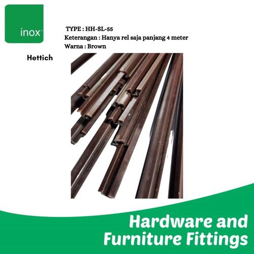 Jual Rel sliding lemari / Rel pintu geser lemari / sliding tanam HH-SL ...