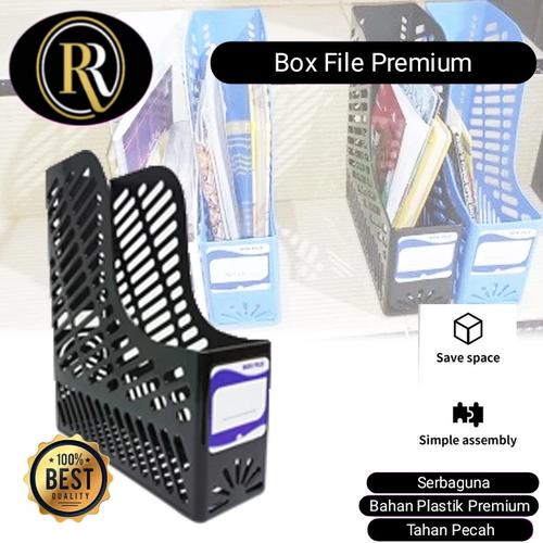 Jual Box File Plastik PVC Penyimpanan Dokumen Surat Keranjang Berkas ...